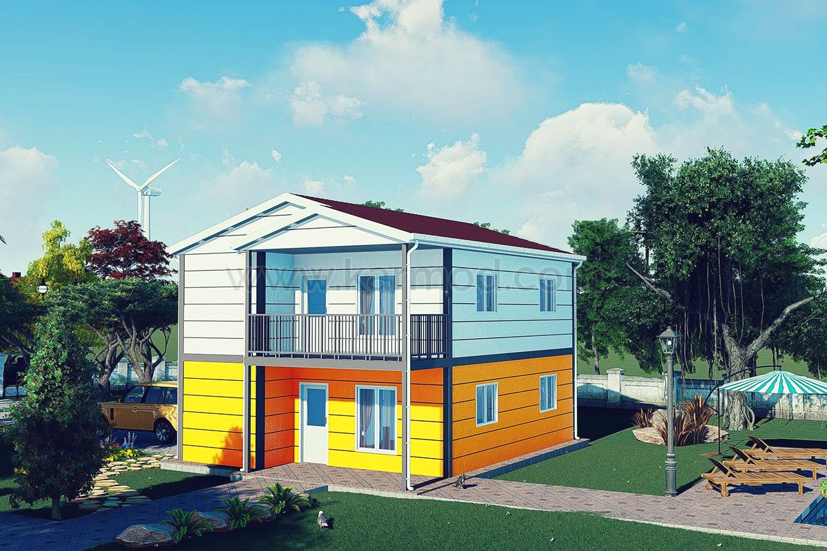 Double Storey Steel House